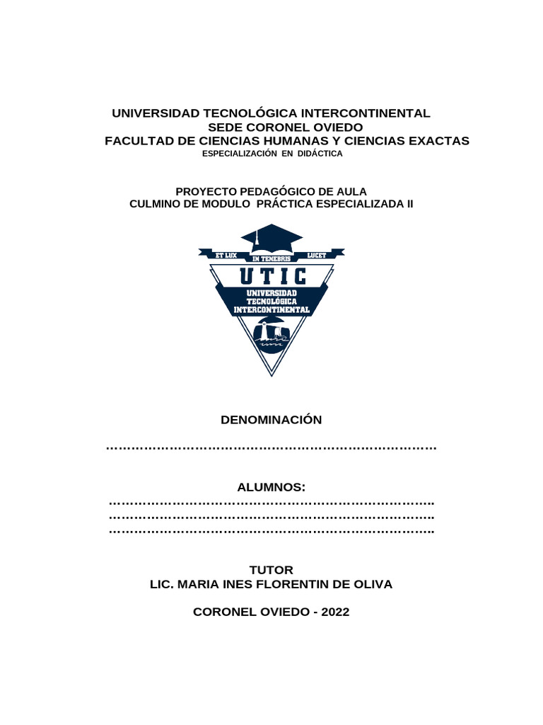 Estructura Proyecto Final | PDF