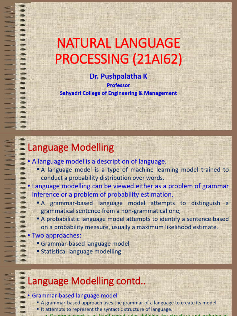 NLP Module 1 - 2 | PDF