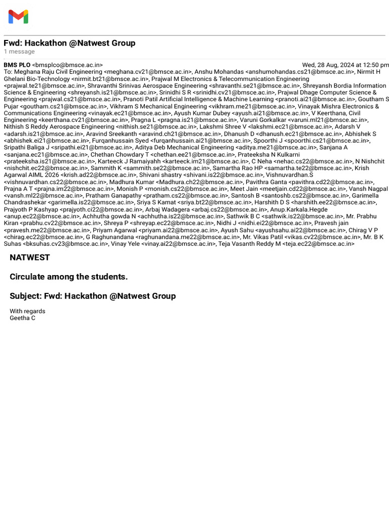 Gmail - Fwd_ Hackathon @Natwest Group | PDF