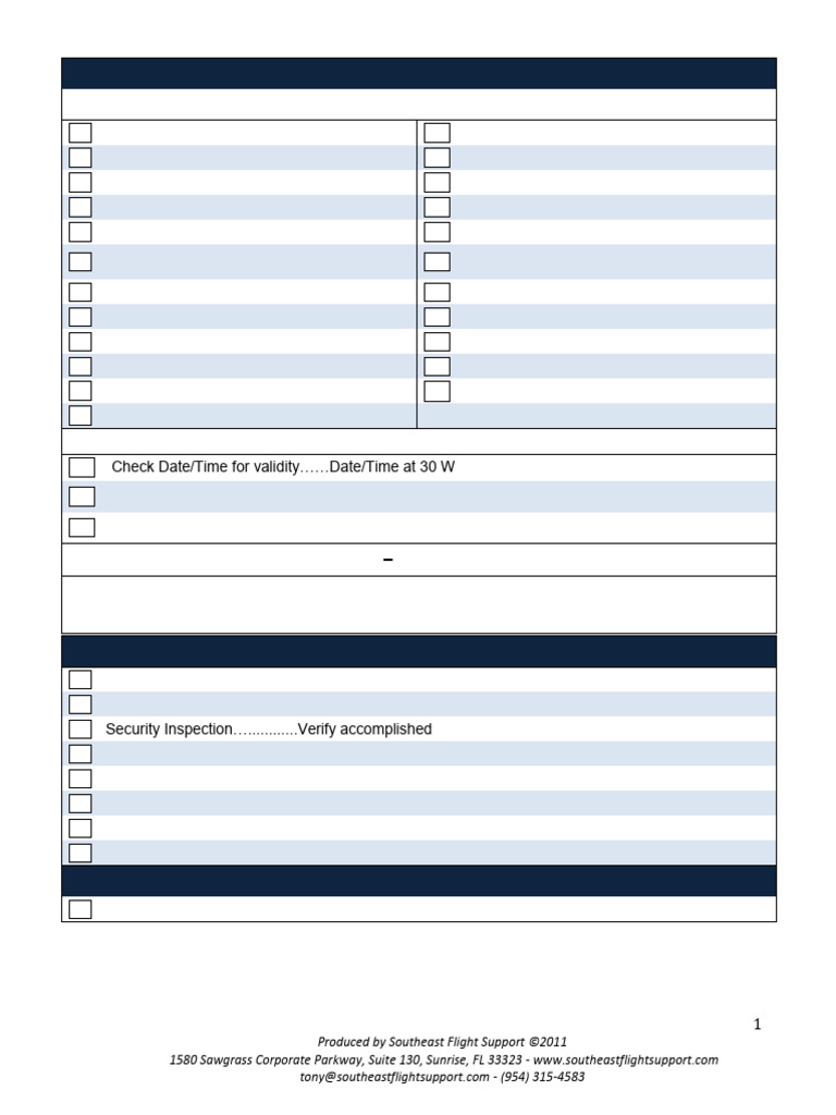 North Atlantic Checklist | PDF