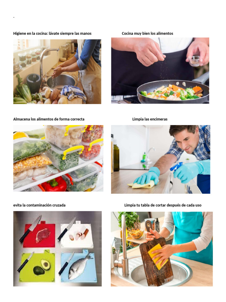 Higiene en La Cocina | PDF | Cocina, comidas y vino