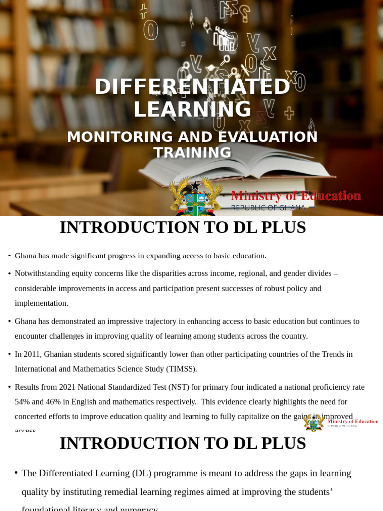 Differentiated Learning - M&e | PDF