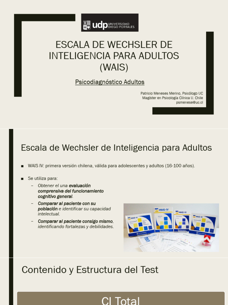 Unidad 2 - Wais IV | PDF