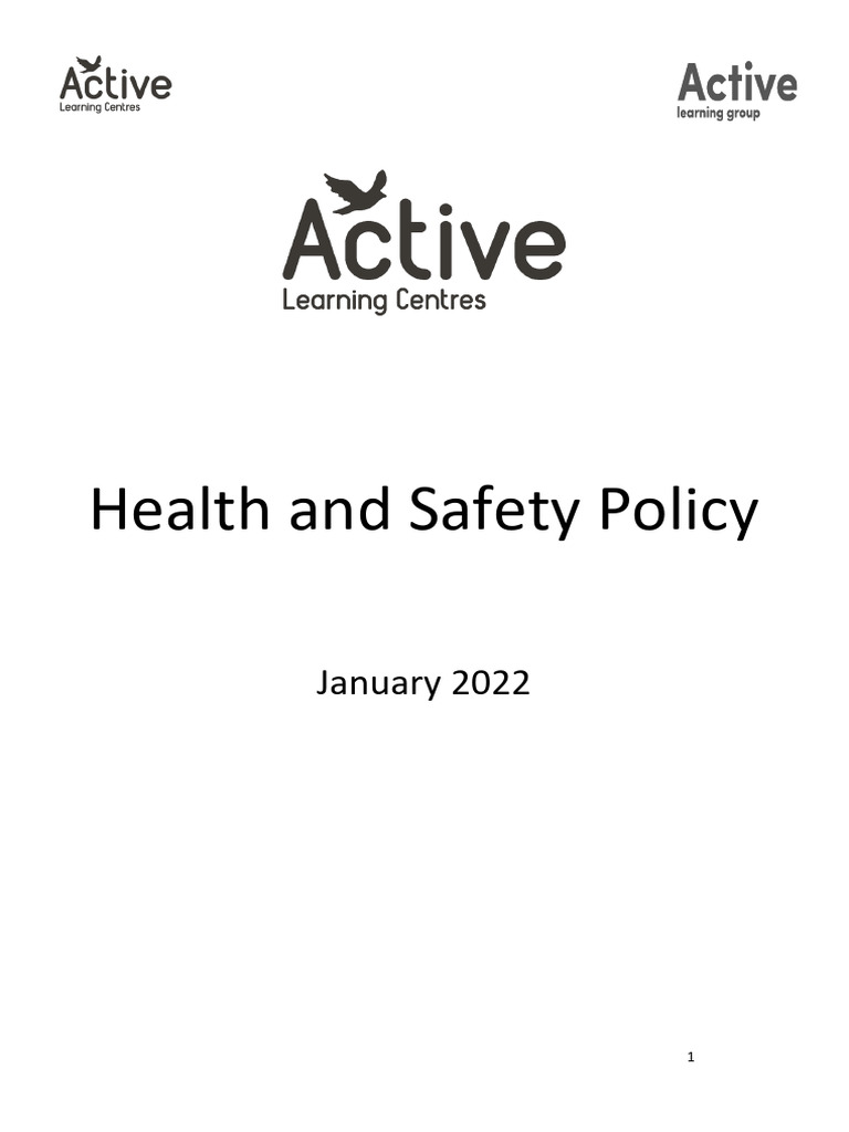 1 ALC Health and Safety Policy 2022 13.01.2022 | PDF