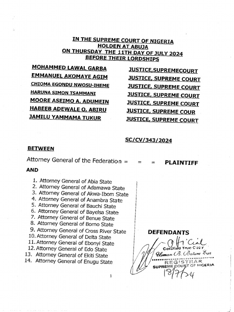 Local Government Autonomy in Nigeria | PDF