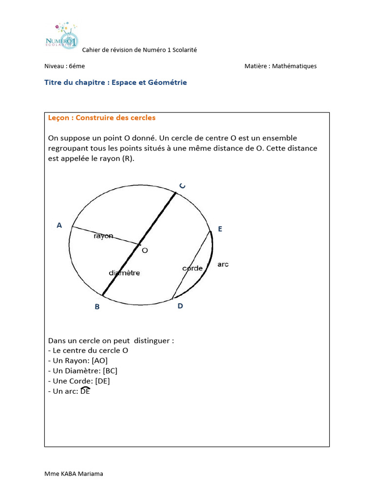 Construire-un-cercle | PDF