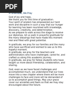 Opening Prayer For Thesis Defense | PDF