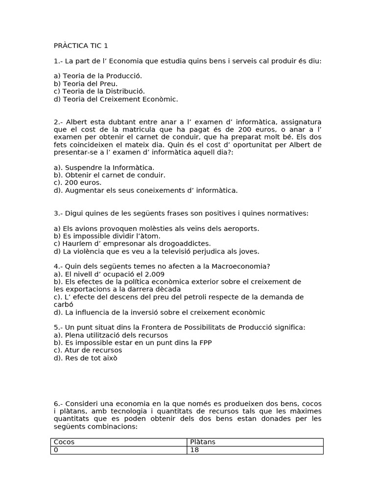 TEMA 1 PRÀCTICA TIC 1 | PDF