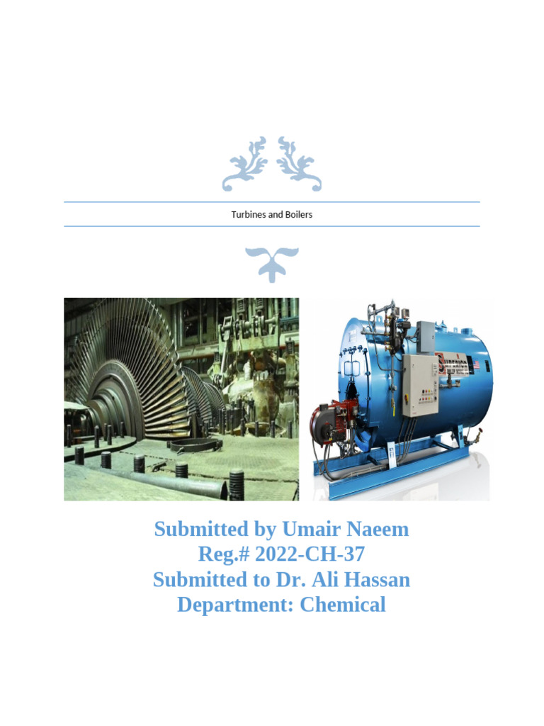 Turbines and Boilers | PDF