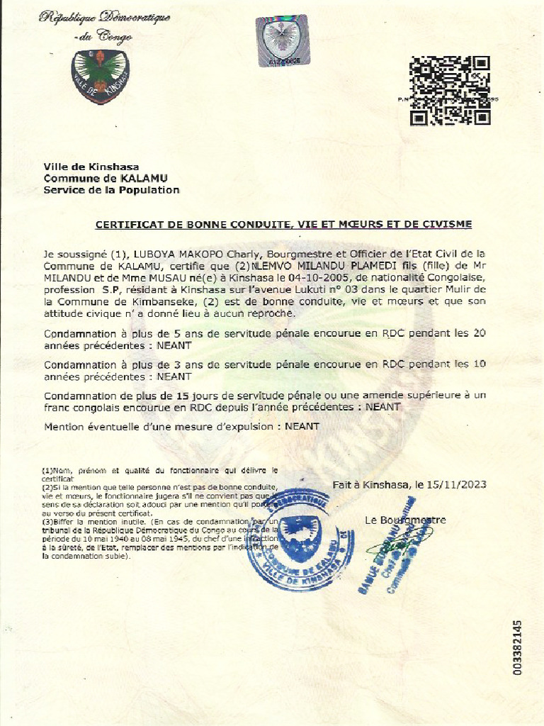 Bonne Vie Et Mœurs | PDF