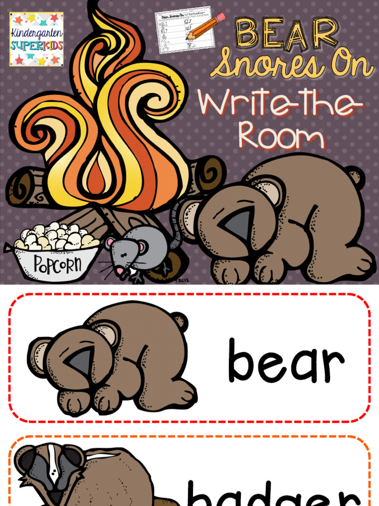 Bear Snores On Write The Room | PDF