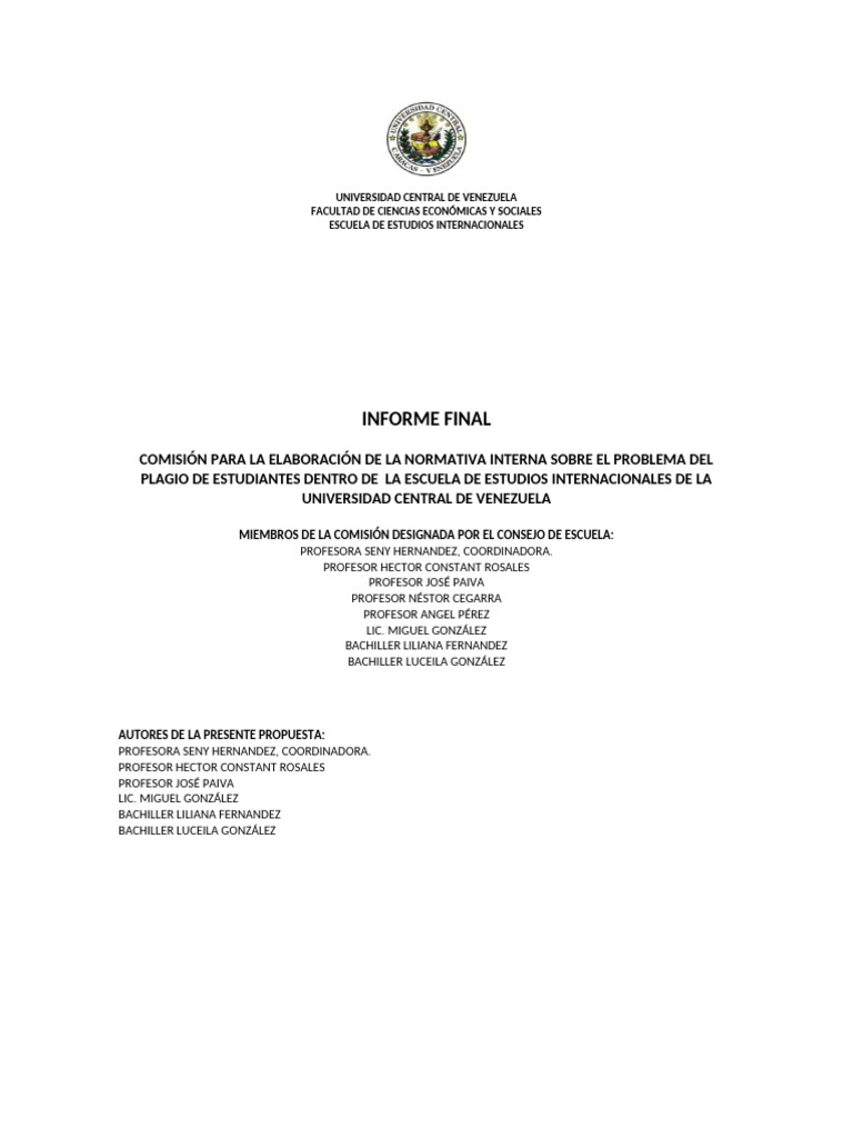 Plagio Normativa EEI | PDF