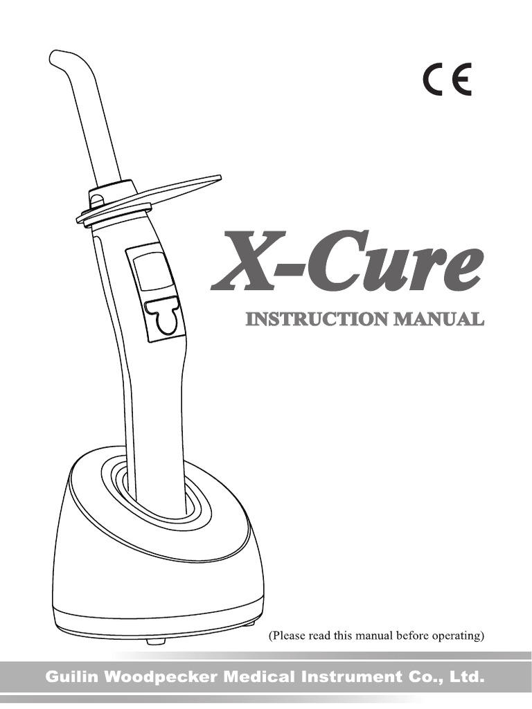Manual de Uso - Lámpara de Fotocurado One Cure X-Cure | PDF