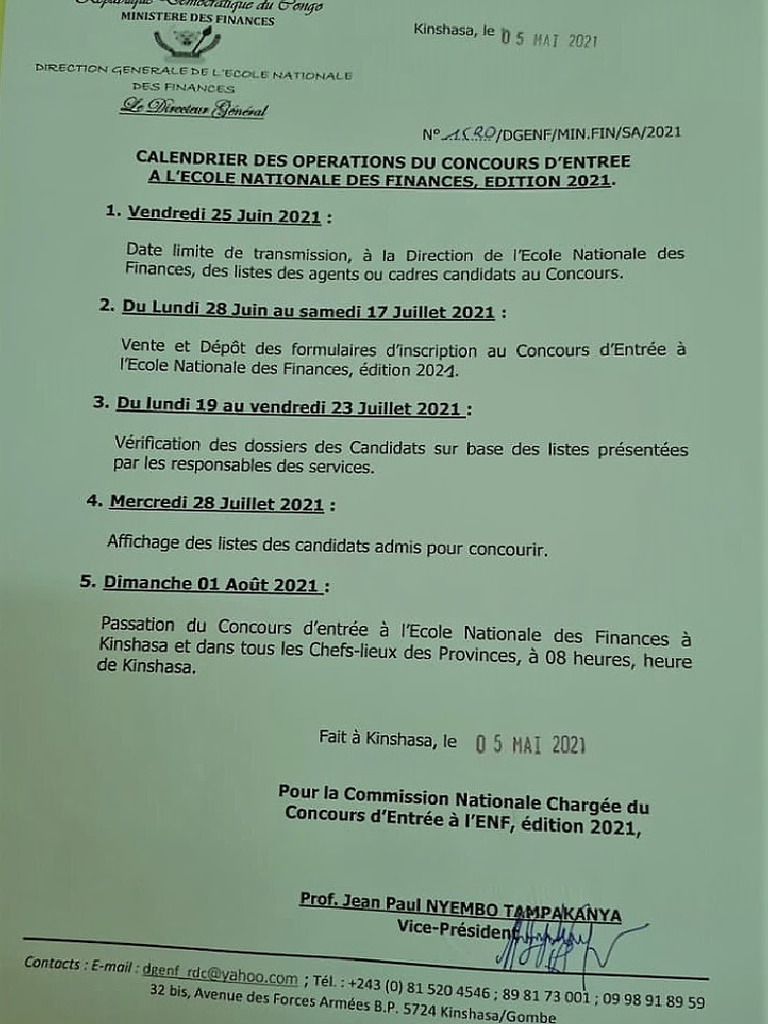 Programme Concours Edition 2021 | PDF