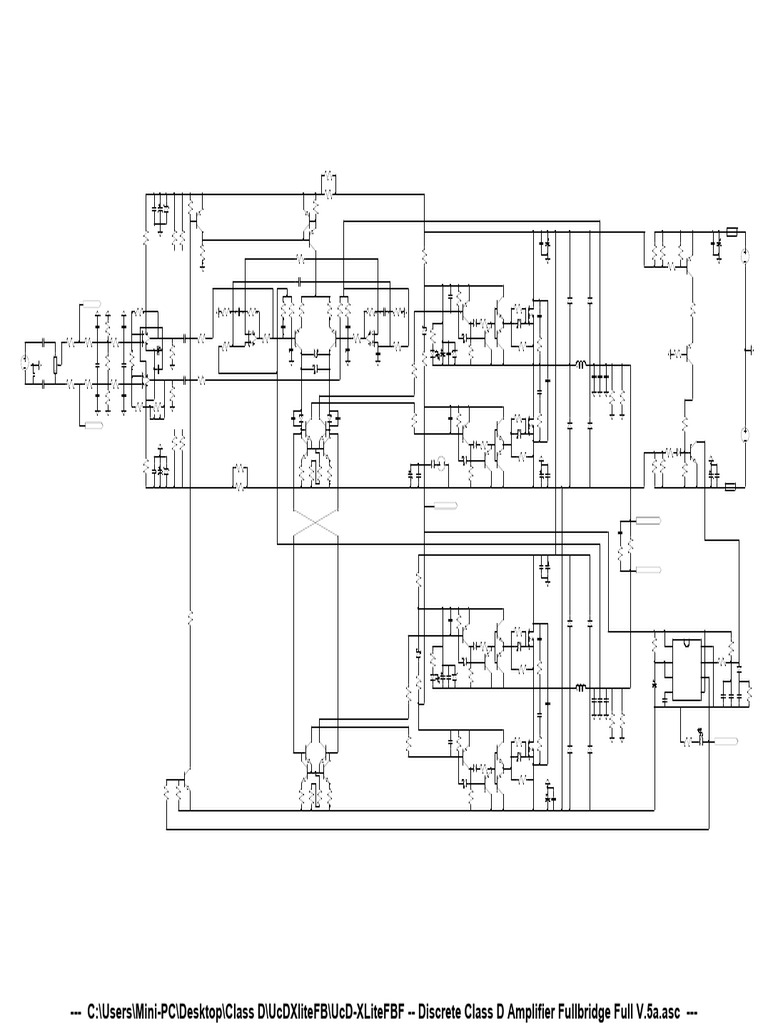 UcD-XLiteFBF - Discrete Class D Amplifier Fullbridge Full V.5a | PDF