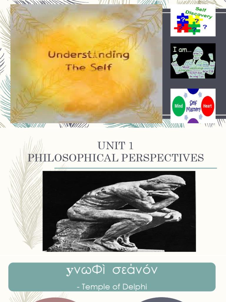 Unit 1 - Philosophical Self | PDF