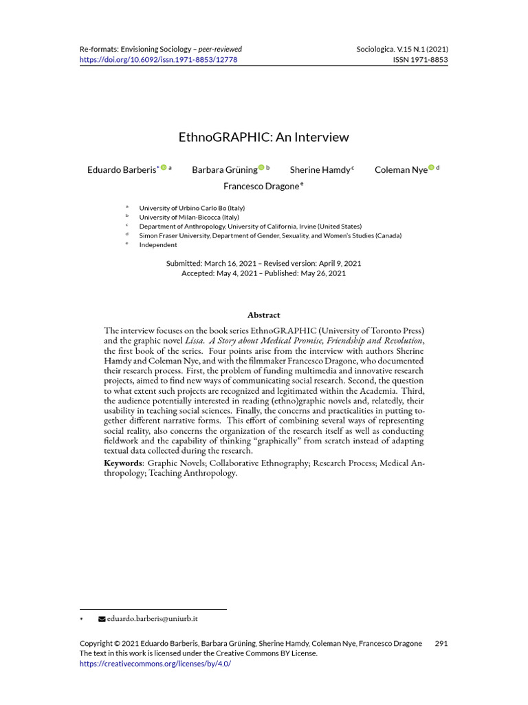 EthnoGRAPHIC_An_Interview | PDF