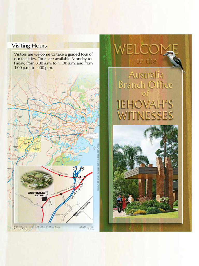 Brochure Australia Branch of JW - E | PDF