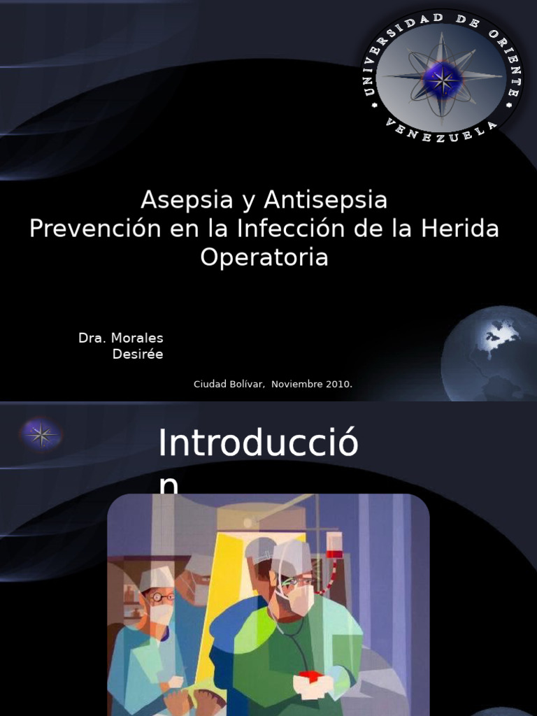 Asepsia y Antisepsia - PPSX | PDF