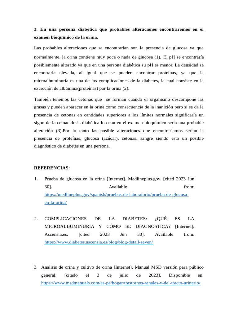 Pregunta 3 - Bioq | PDF