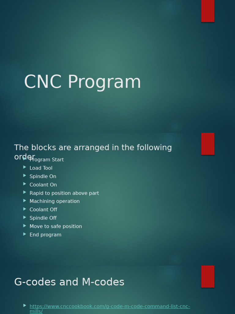 CNC Program | PDF