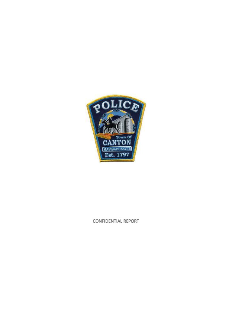 Canton Police Investigation Report on Albert | PDF | Burden Of Proof ...