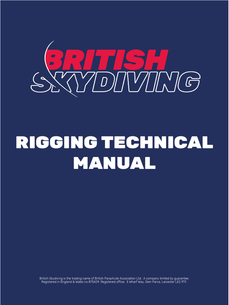 Skydiving Rigging Guide | PDF | Parachute | Parachuting