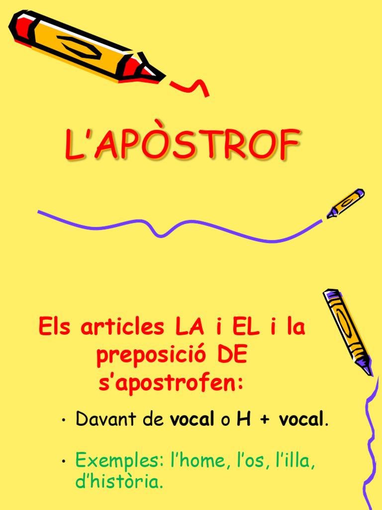 Apostrof Contraccio | PDF