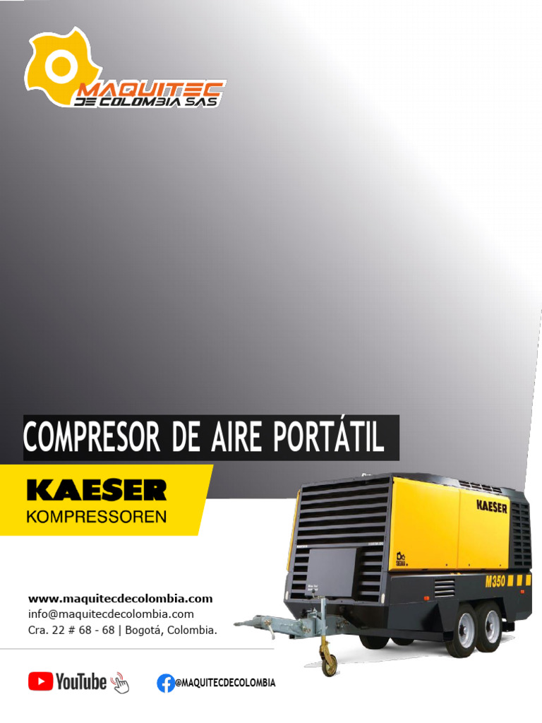 FICHA TECNICA COMPRESOR KAESER | PDF