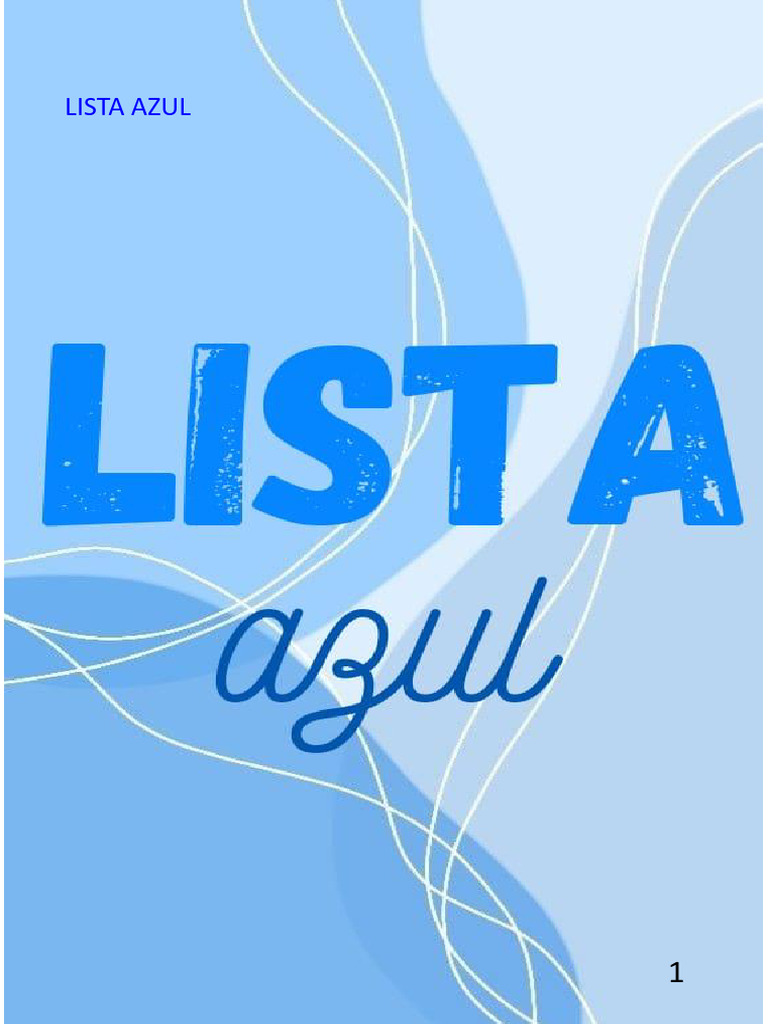 Lista Azull | PDF