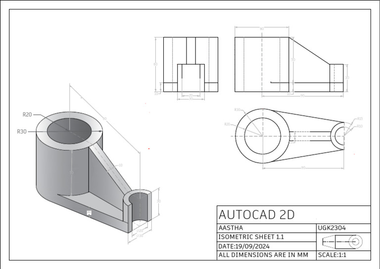 AUTOCAD ISOMETRIC 1-Model | PDF
