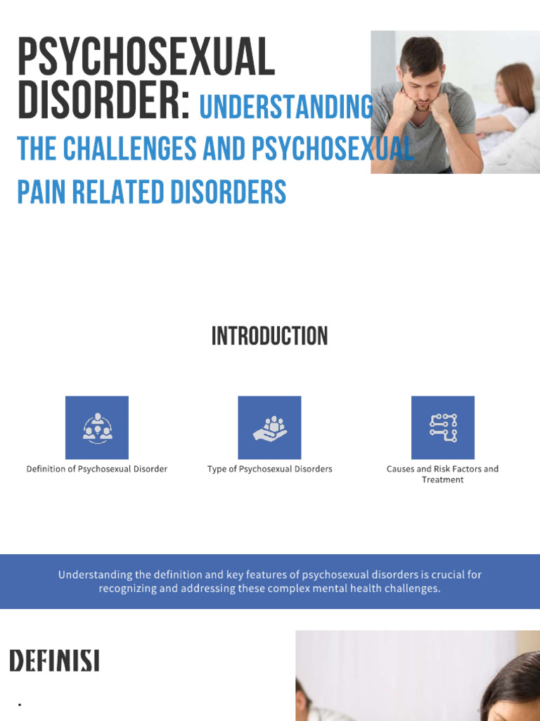 Psychosexual Disorder Understanding The Challenges | PDF