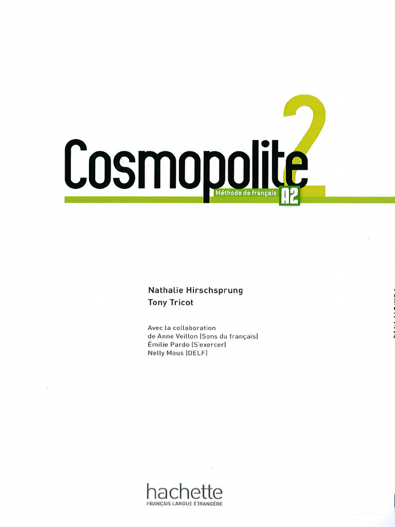 Cosmopolite A2 | PDF