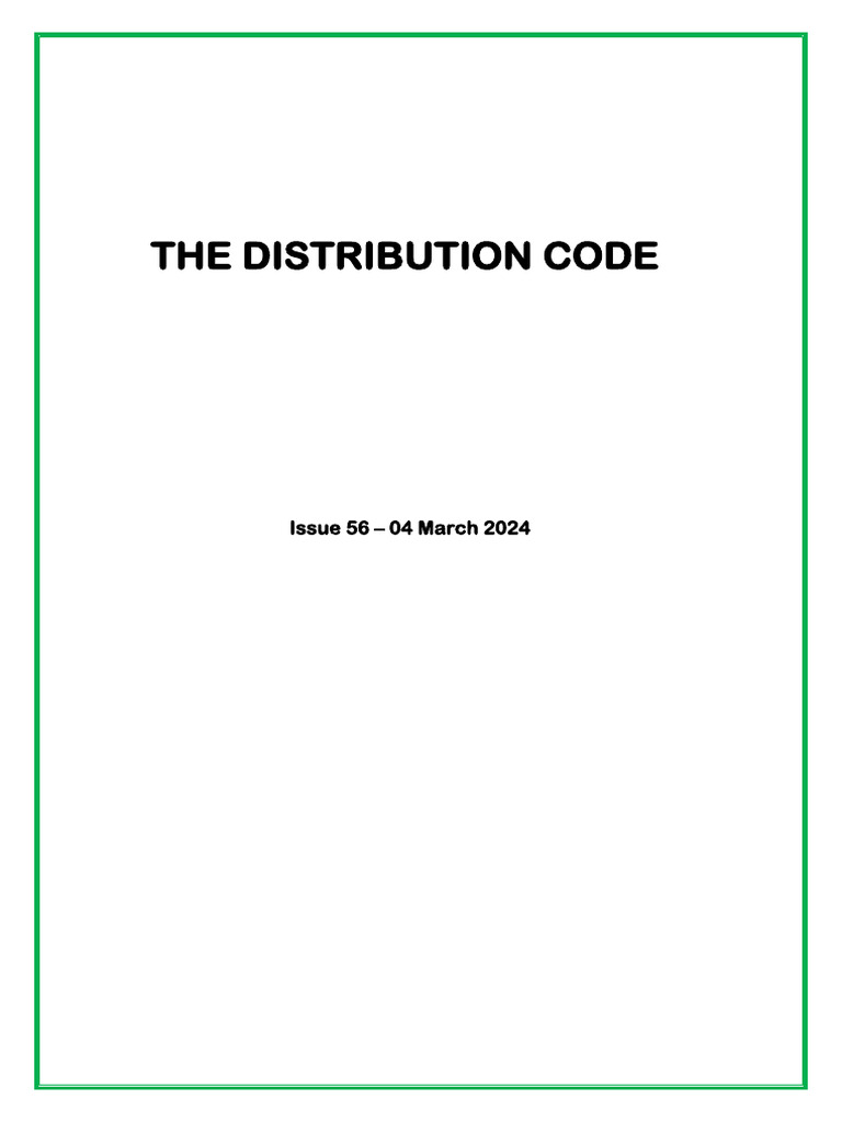 UK Distribution Code Overview 2024 | PDF | Electrical Grid | Technology ...
