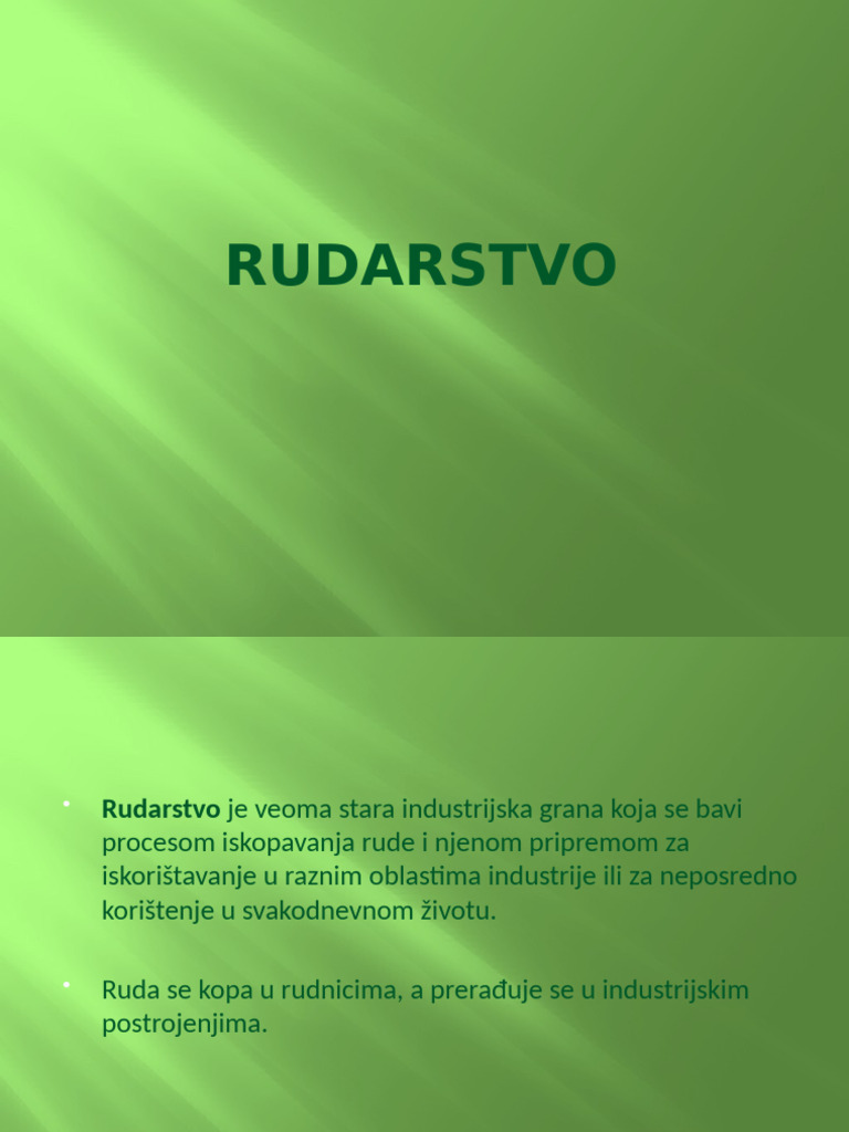 Rudarstvo | PDF