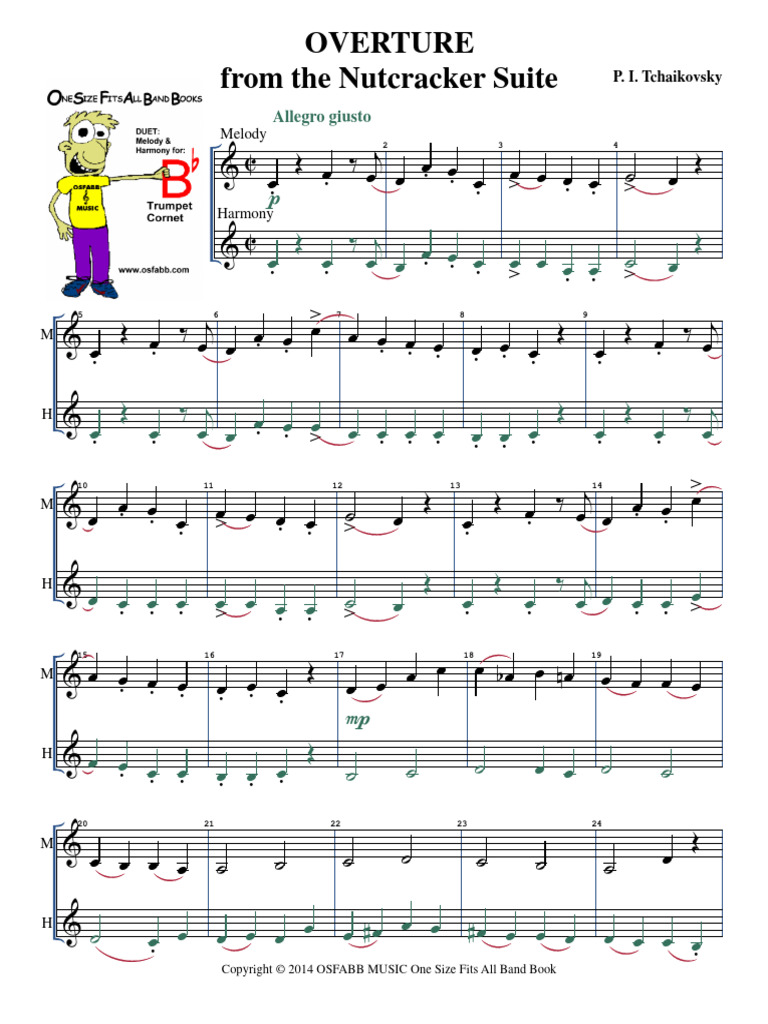 Nutcracker Overture Osfabb TRPT | PDF