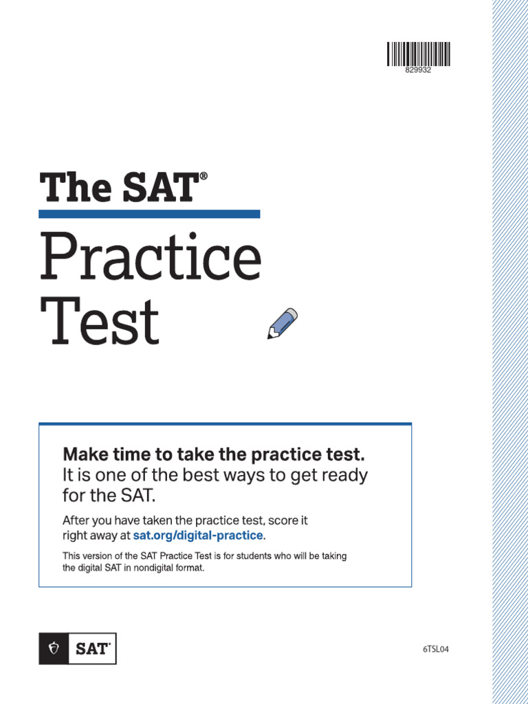 New Sat Practice Test 3 Math Section Pdf