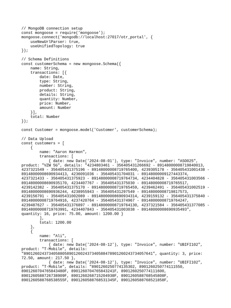 Mongo Upload Script Full | PDF