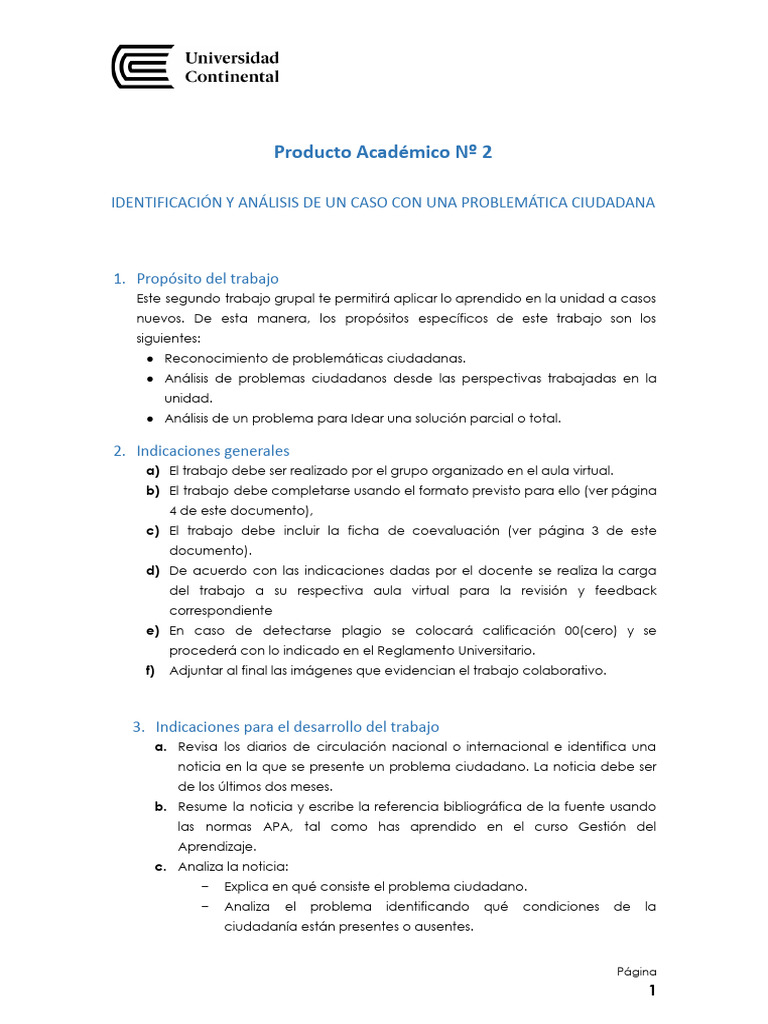 Producto Academico 02 2024-20A | PDF