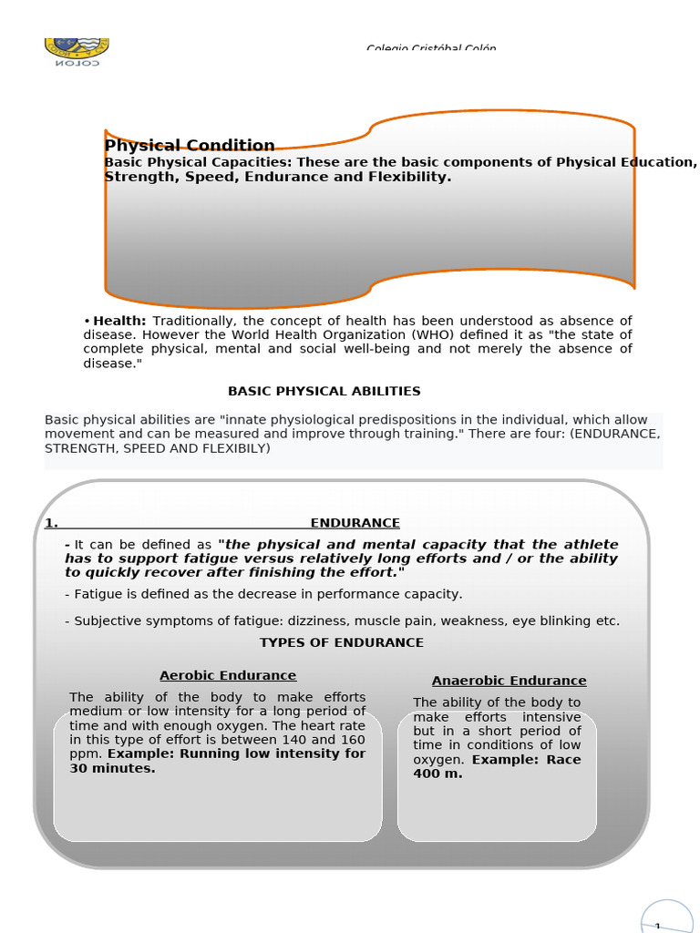 Basic Physical Habilities | PDF
