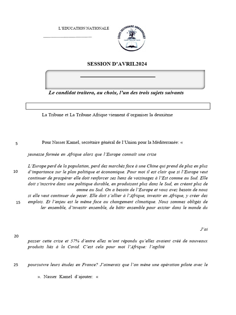 Bac B | PDF