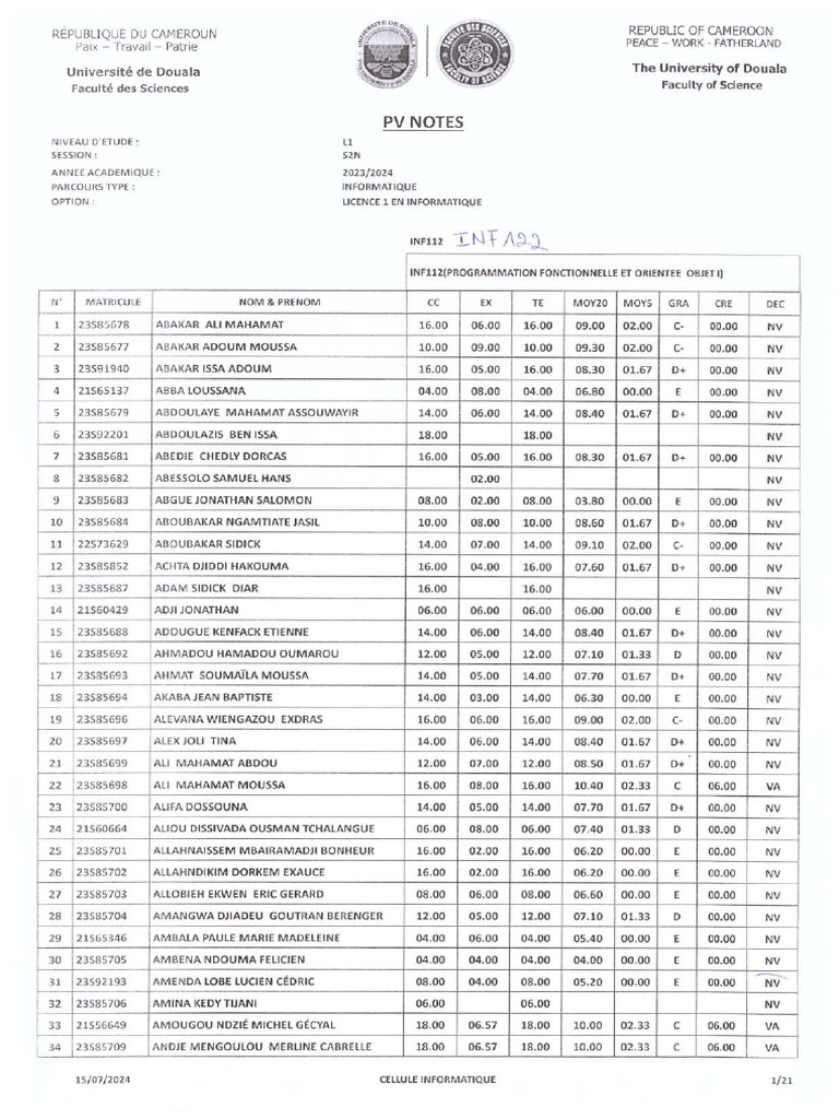 INF122 23 24 - Compressed | PDF