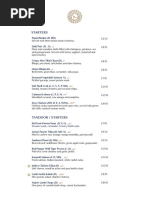Minibar Menu | PDF