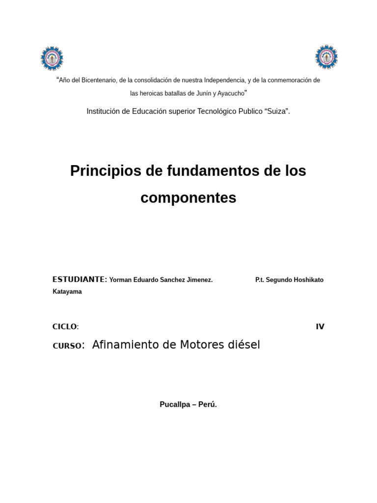 Principio y Turbo | PDF