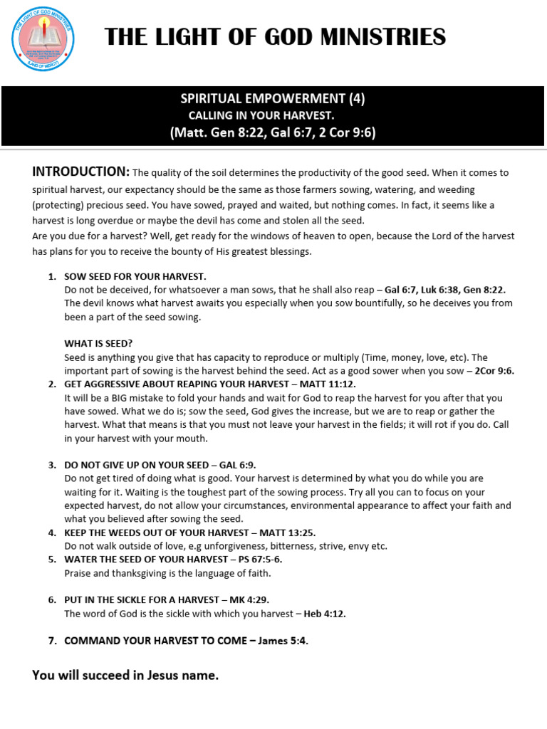 Spiritual Empowerment (4) | PDF