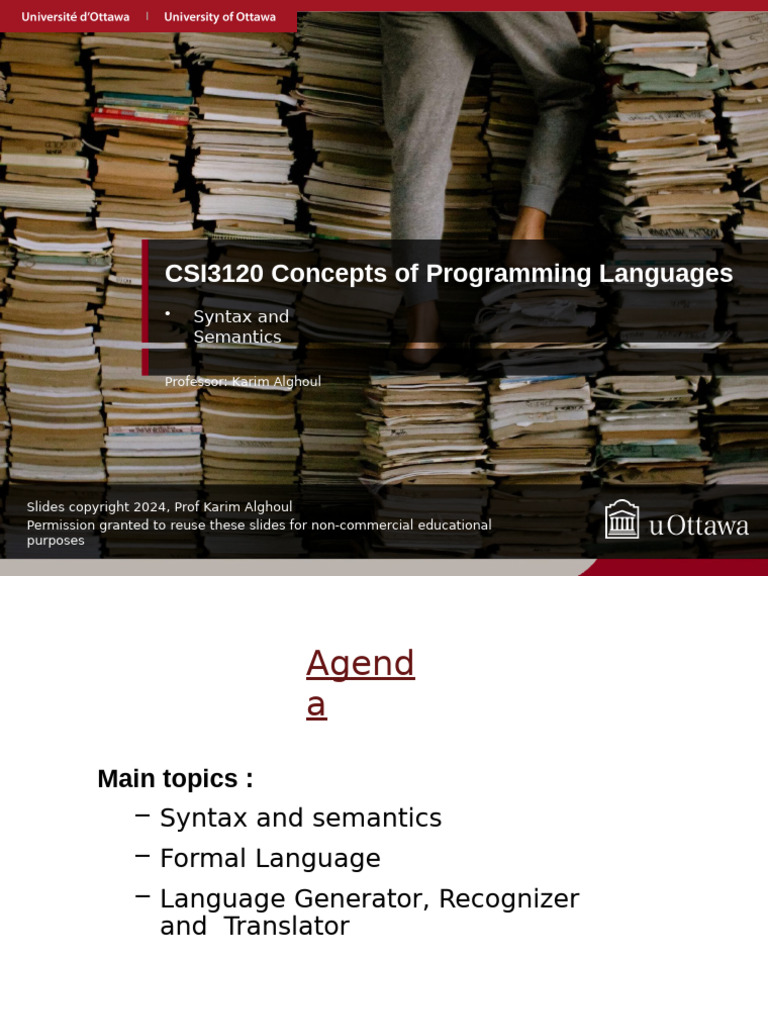 03 - Syntax and Semantics - Students | PDF