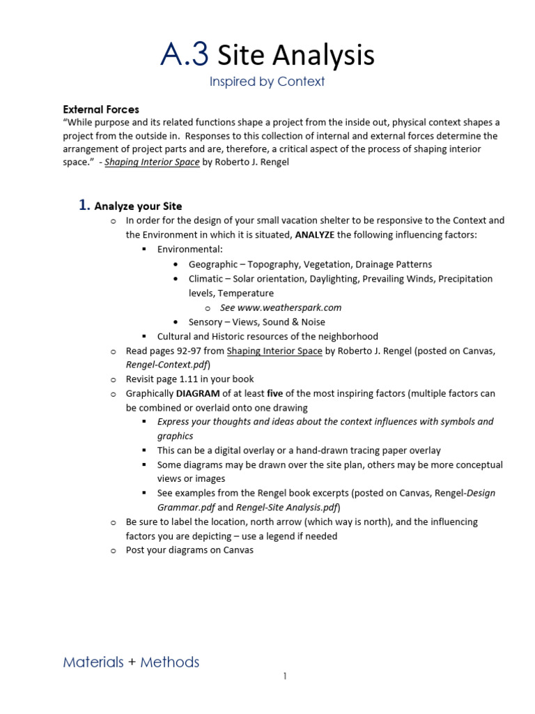 A3 - Site Analysis and Sun Shading Studies-1 | PDF