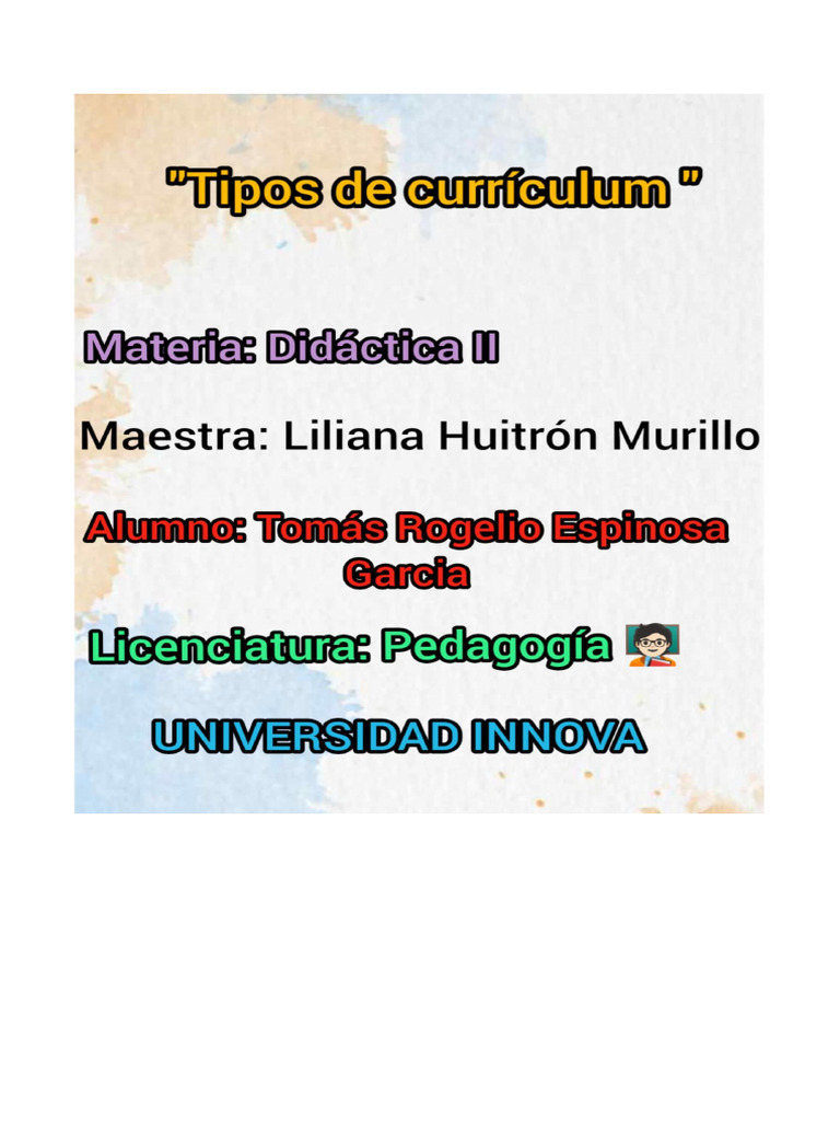 Tipos Currículum.. | PDF