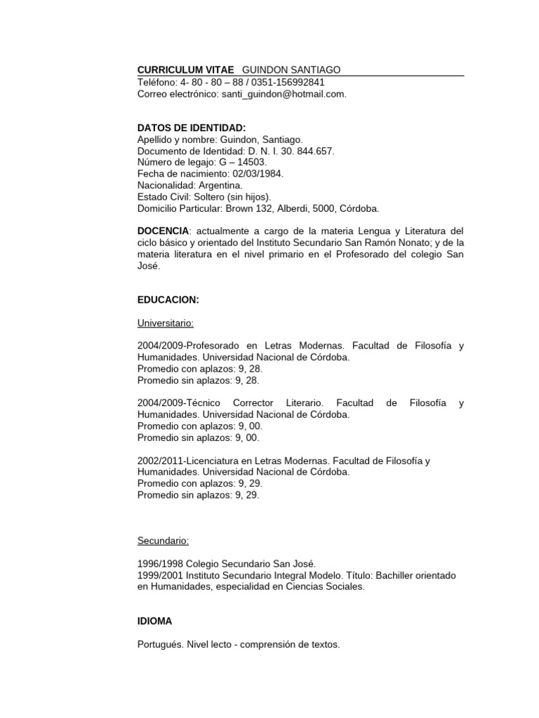 curriculum 2018 word | PDF