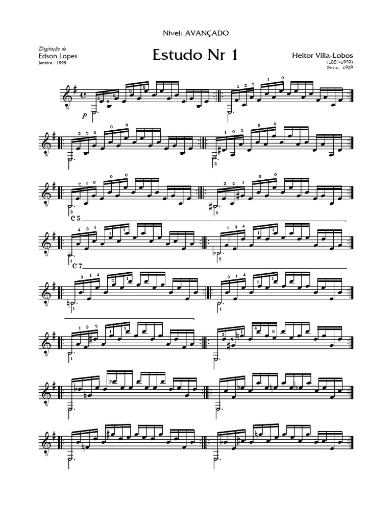 Estudo Nr 1 | PDF